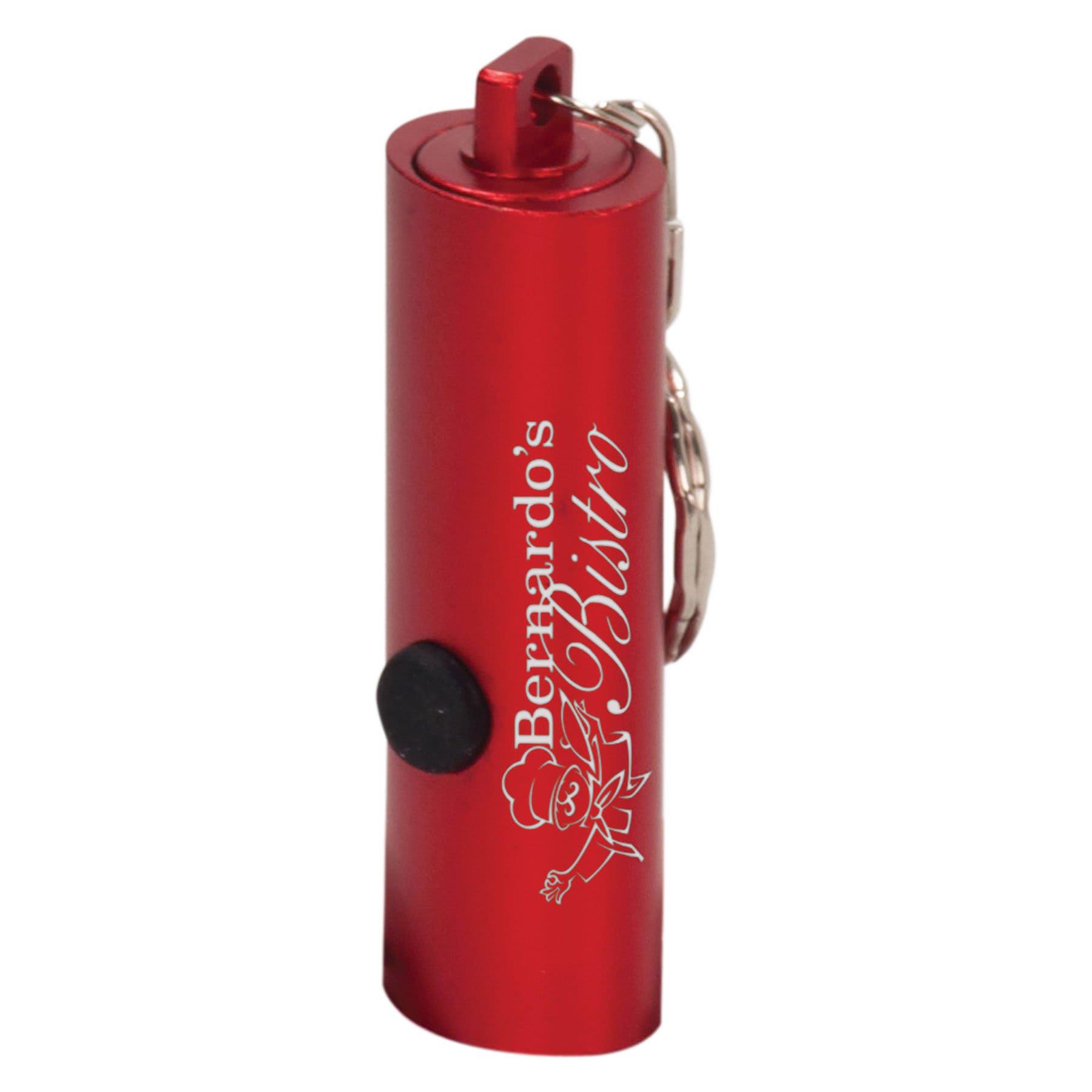 Red 3-LED Flashlight with Keychain - Compact & Versatile – Etchlahoma